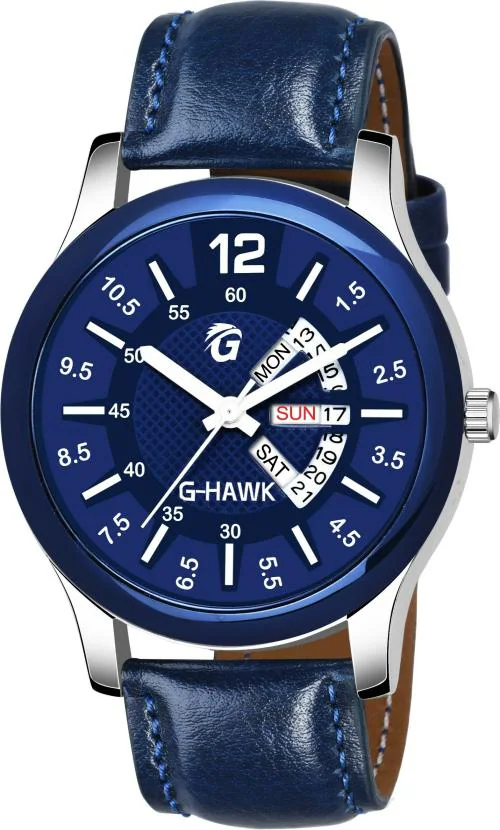 Buy G-HAWK Analog Blue Dial Blue Strap Watch for Men Online at Best ...