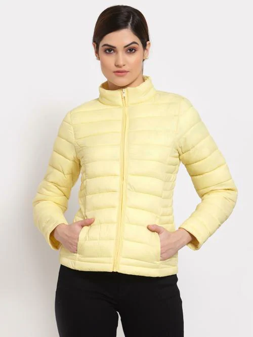 Buy Mode By Red Tape Women Yellow Jacket Online at Best Prices in India ...
