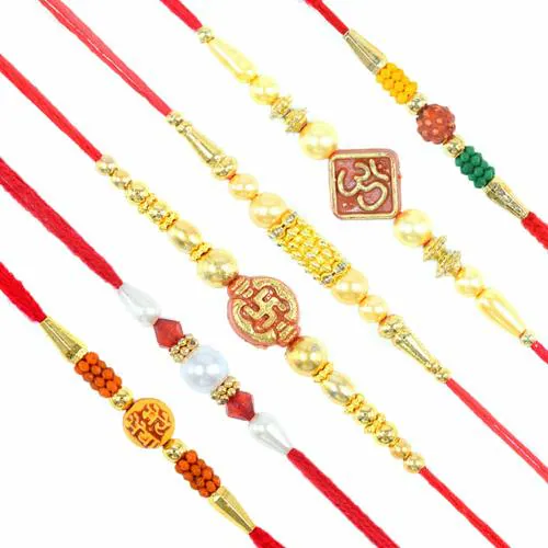 Buy Aashya Mayro Customize your rakhi combo set for family, Bracelet ...