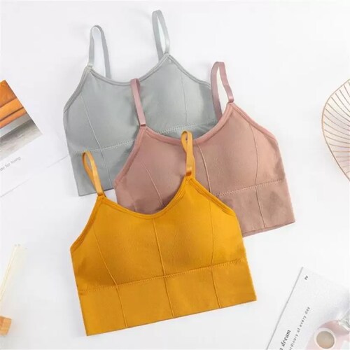 Buy MAXBOOL Women Bralette Heavily Padded Bra pack of 3 (grey,brown ...