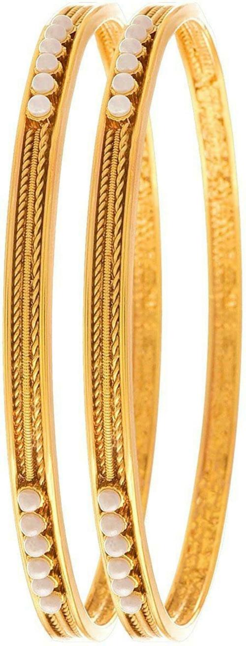 Buy TAP Fashion Girls Copper Kada, Size-2.8 (Pack of 2) Online at Best ...