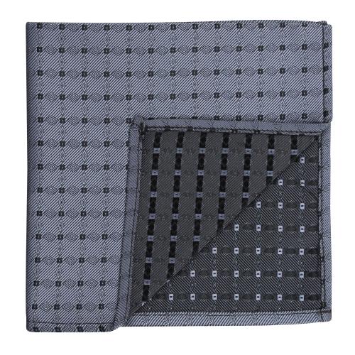 Buy Kavove silver Checkered Pocket Square For Men Online at Best Prices ...