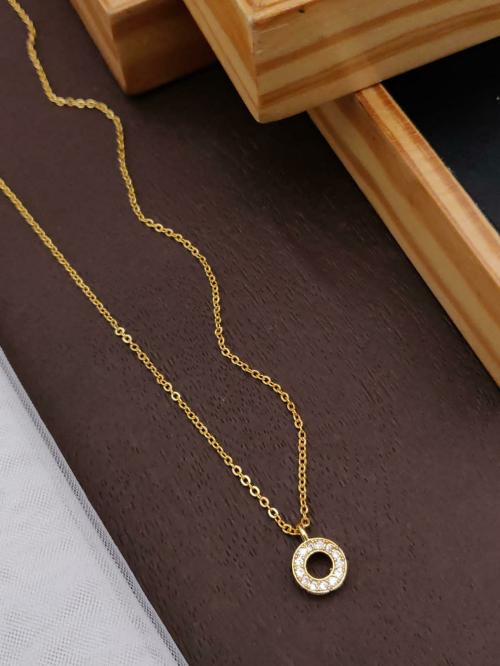 Buy INDIAN LIFESTYLE Women's Designer 18Inch Gold Plated Chain Pandel ...