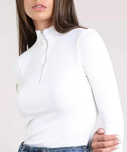 Buy STYLE PREZONE Casual Solid Women White Top Online at Best Prices in ...