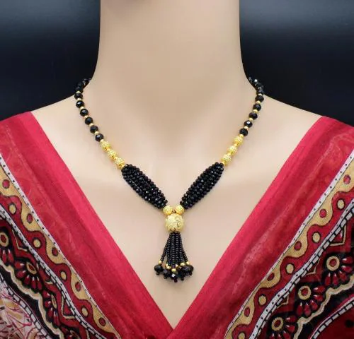 Buy Soni Jewellery Maharashtrian Tanmaniya Wedding marathi Mani Mala ...