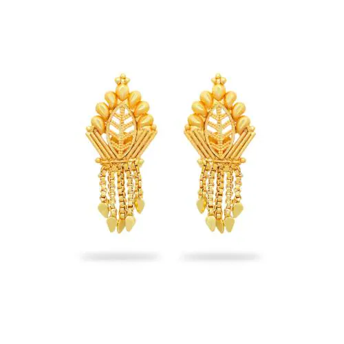 Buy arch fashion Traditional Gold Platted Stud Earring ERG1711 Online at Best Prices in India ...