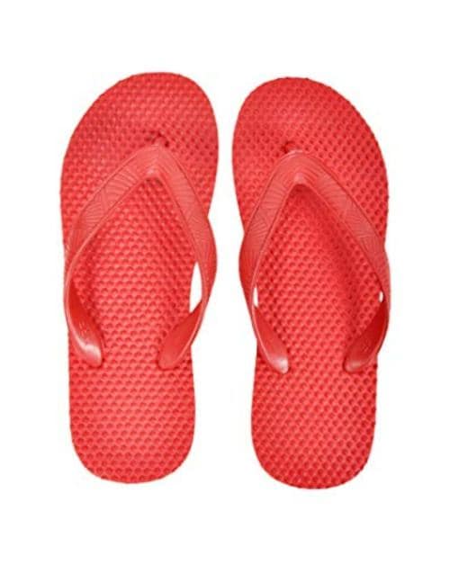 Buy RITA Men Red Healthcare Flip Flop - (UK 6) Online at Best Prices in ...