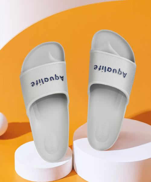 Buy Aqualite Grey Washable Sliders for Men Online at Best Prices in ...