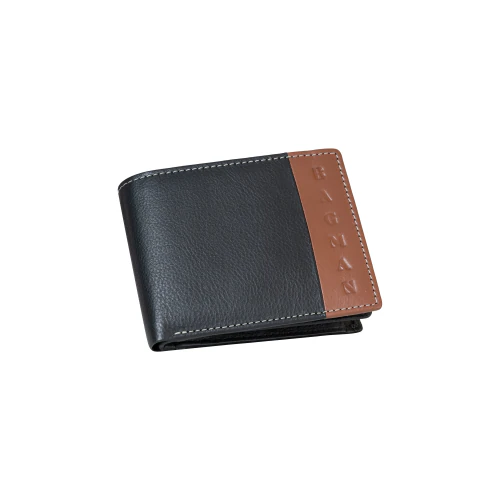 Buy BAGMAN Roman Black RFID Blocking Leather Wallet for Men | Wallets ...