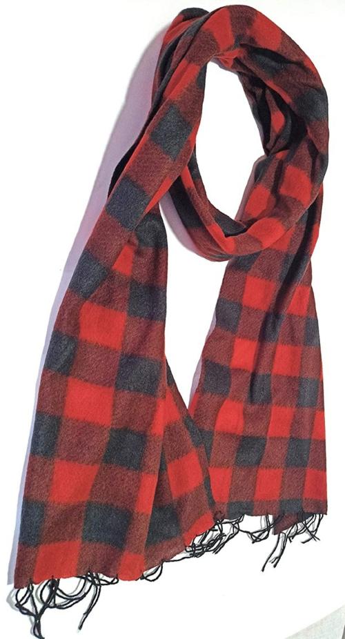 Buy DANILO Checkered Men Muffler Color (Maroon) Online at Best Prices ...