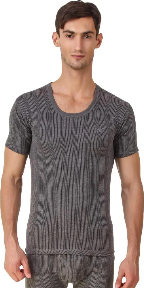 Buy HAP Men Grey Striped Cotton Blend Single Thermal Tops_4XL Online at ...