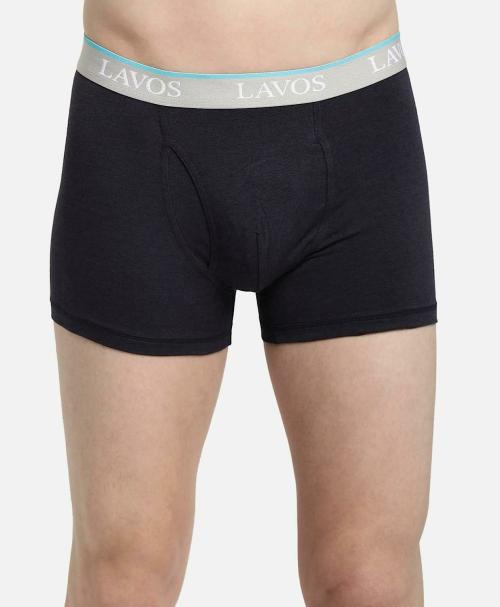 Buy LAVOS Men Dark Blue Bamboo Cotton Boxer Trunk Short (Large) Online ...
