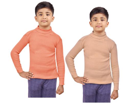Buy IndiWeaves Boys Wool Warm High Neck Skivvy for Winter (Pack of 2 ...