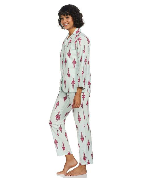 Buy Urban Hug Womens Shirt+Button Down Pyjama Set Single Online at Best ...