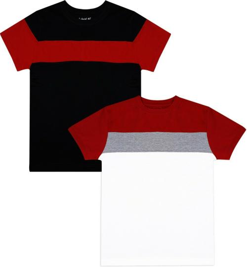 Buy Luke and Lilly pack of 2 Boys Half Sleeve Tshirt Online at Best ...