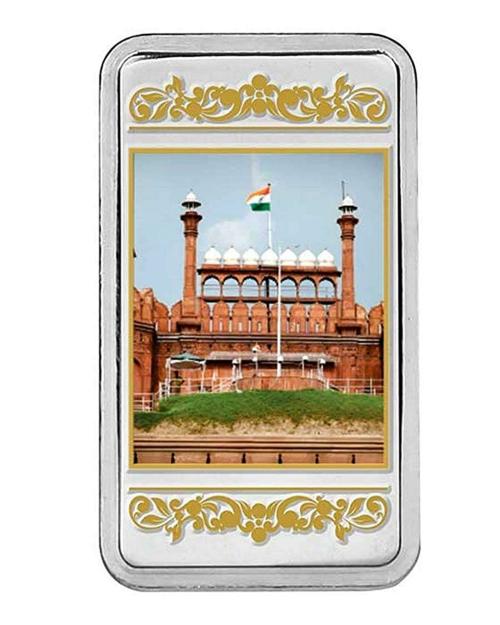 Buy Kundan 20g (999.9) Red Fort Silver Colour Bar Online at Best Prices ...