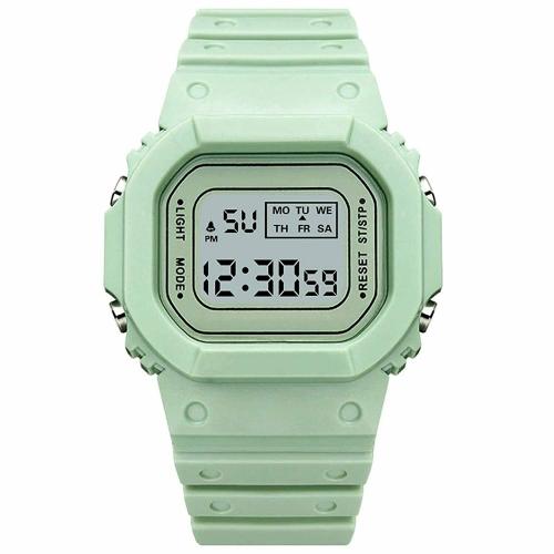 Buy Goldenize fashion Youth Series Digital Light Green Dial Unisex ...