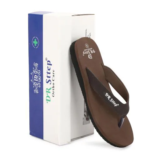 Buy DR STTEP Women's Brown Synthetic Slip-on ORTHOPAEDIC| Diabetic ...