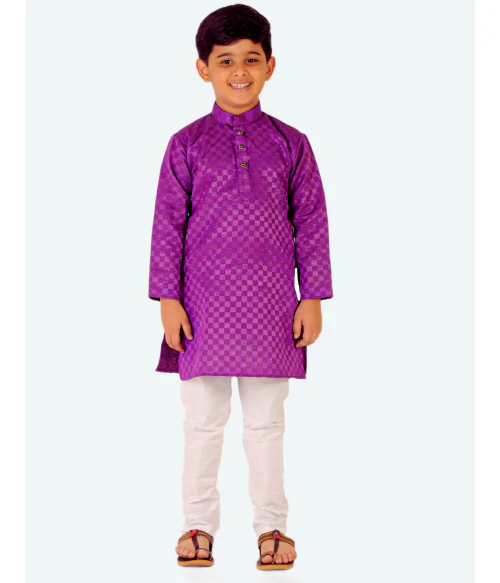 Buy Pro-Ethic Style Developer Ethnic Wear Silk Kurta Pajama Set for ...