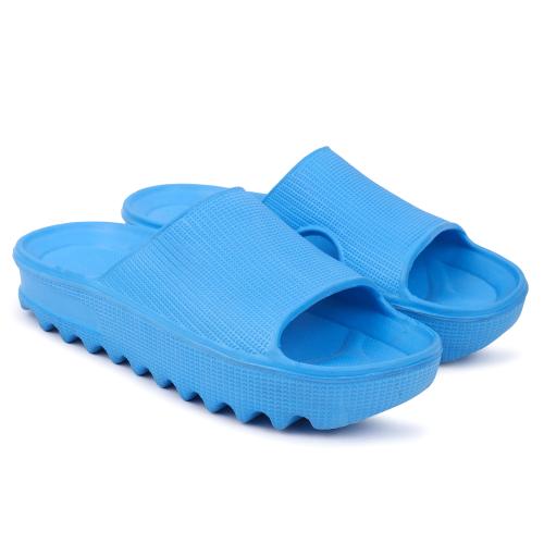 Buy Richale Comfortable Trending Sky Blue Slider For Men Online at Best ...