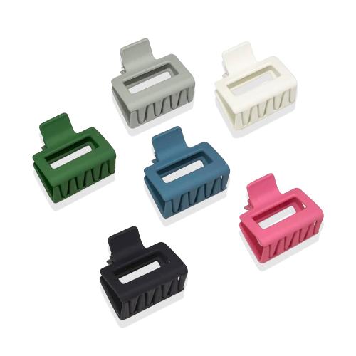 Buy Myra Collection Matte Rectangle Small Hair Claw Clips for girls 6 ...