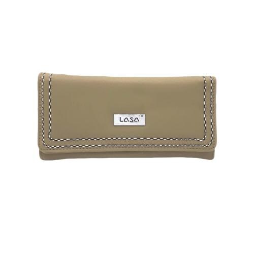 Buy LASA Elegant Two Fold Ladies Wallet Khakhi Online at Best Prices in ...