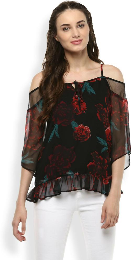 Buy Rare Women Black Printed Top Online at Best Prices in India - JioMart.
