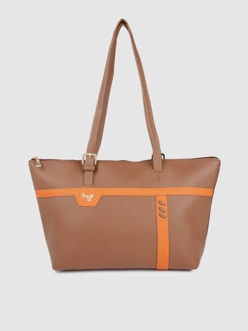 Buy Baggit Brown Polyurethane (PU) Shoulder Bag For Women Online at ...