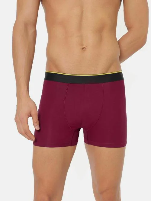 Buy Bummer Gelada Red Solid Modal Trunks for Men Online at Best Prices ...