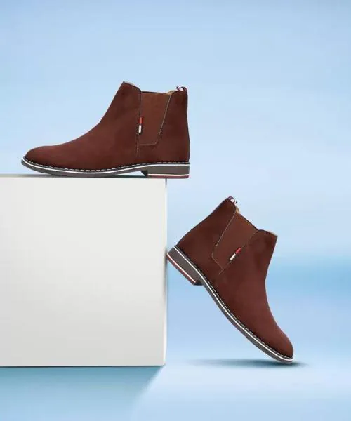 Buy TACIT Premium Stylish Leather Boots for Men (Brown) Online at Best ...