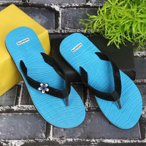 Buy Footspring Girls Flip Flop Slippers (Blue) Online at Best Prices in ...