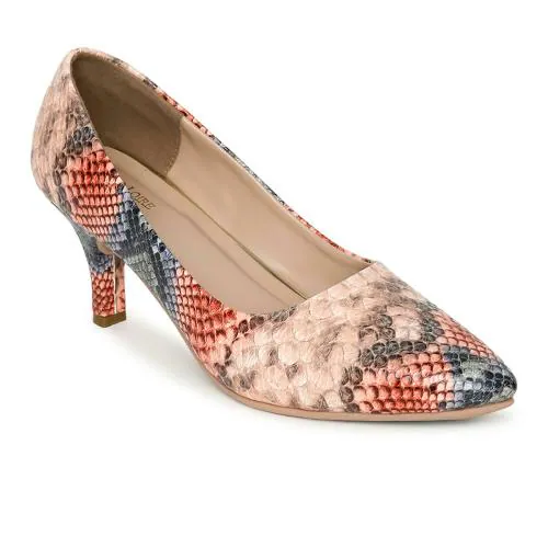 Buy Marc Loire Women Multi Color Kitten Heels Online at Best Prices in ...