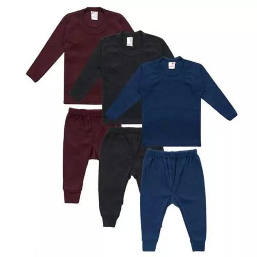 Buy TIXY PTRSENT BEAUTIFUL Kids Boys Thermal set multi color Online at ...