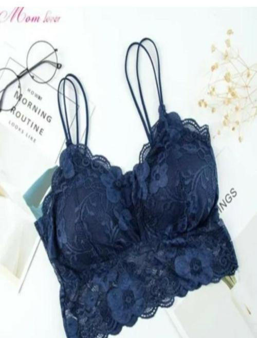 Buy All Day Long Blue Stylish and Trendy Bralette for women (30B ...