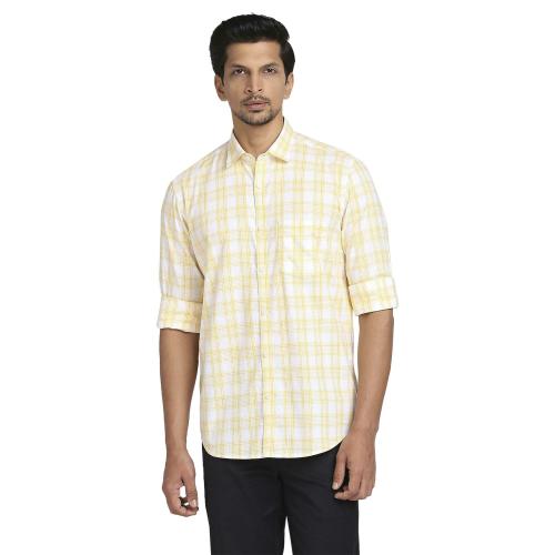 Buy COLORPLUS Men Medium Yellow Formal Shirt Online at Best Prices in India - JioMart.