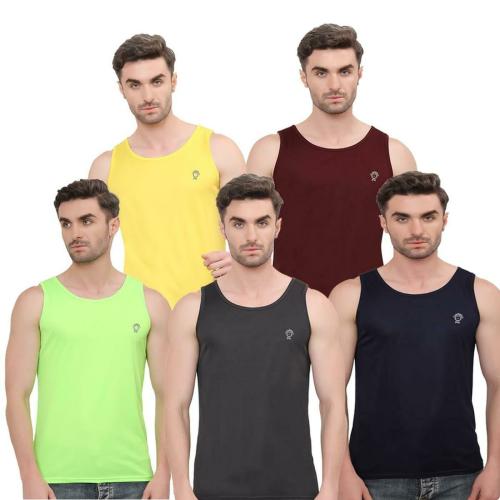 Buy CLOTHINK HUB Men's Innerwear Regular Fit Solid Super Combed Poly ...