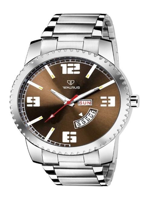 Buy Walrus Men Brass Stainless Steel Bracelet Style Straps Analogue ...