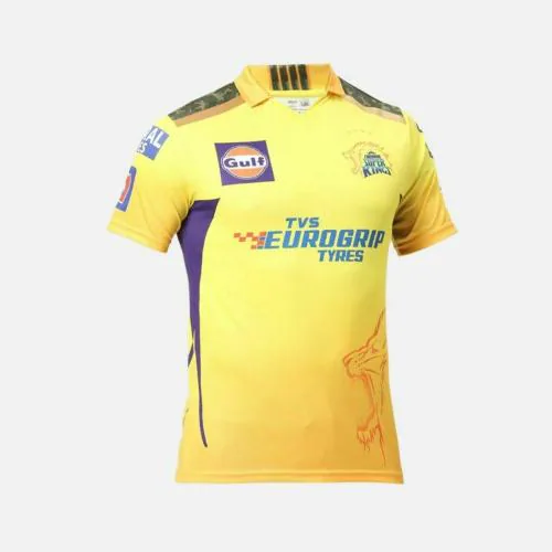 Buy TERIHAR CSK Chennai super kings IPL Fan Jersey M Online at Best ...