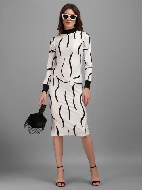 Buy Purvaja Women White Bodycon Western Dress Online at Best Prices in India - JioMart.