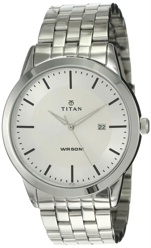 Buy Titan Analog Dial Silver Band Silver Watch For Men Online at Best ...