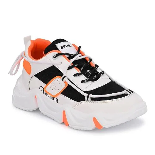 Buy Further Mens Further Sports Shoes 9 UK (Orange) Online at Best ...