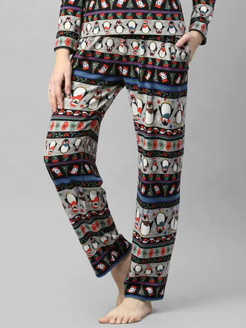 Buy Rigo Women Multicolor Printed Pyjama With Side Pocket Online at ...