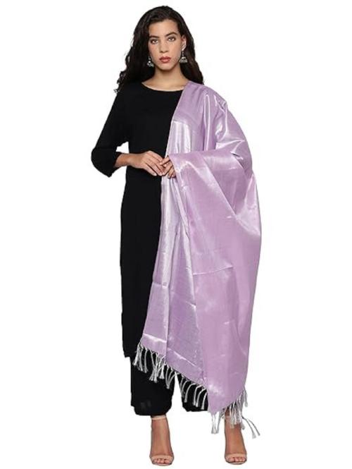 Buy Fashily Women's Soild Silk Plain Dupatta | Light Weight Non ...