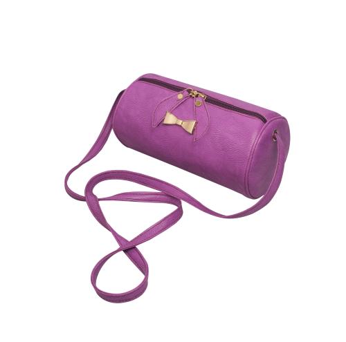 Buy ALL DAY 365 Women's Polyurethane (PU) Purple Sling Bag Adjustable ...