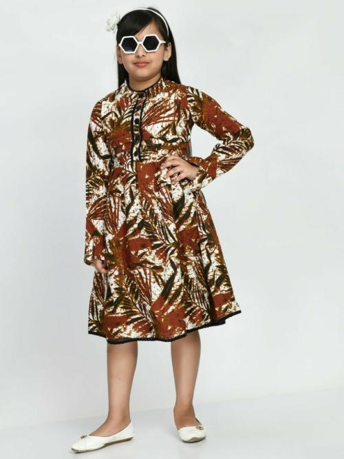 Buy Bella Moda Girls Printed Floral casual Dress Online at Best Prices in India - JioMart.