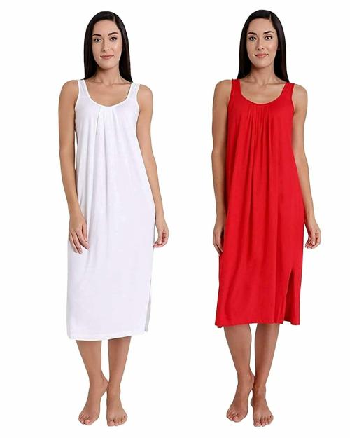 Buy TWGE Cotton Full Length Camisole for Women - Long Inner wear ...