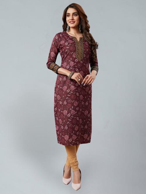Buy Jevi Prints Cotton Printed Kurti for Women Online at Best Prices in ...