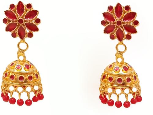 Buy Sky Fashion Traditional Assamese jewellery Assamese earring Assamese kesa Gohona Brass ...