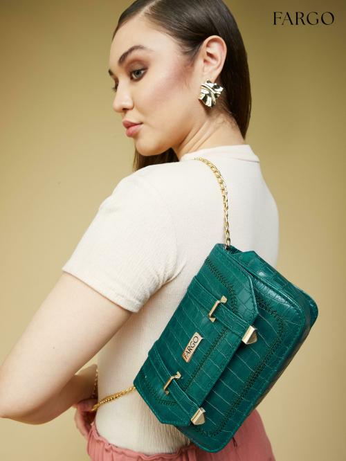 Buy Fargo Green Sling Bag (FGO-636) Online at Best Prices in India ...