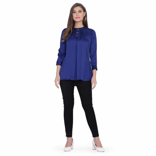 Buy FUTURO Casual 3/4 Sleeve Solid Women's Tunic Online at Best Prices ...